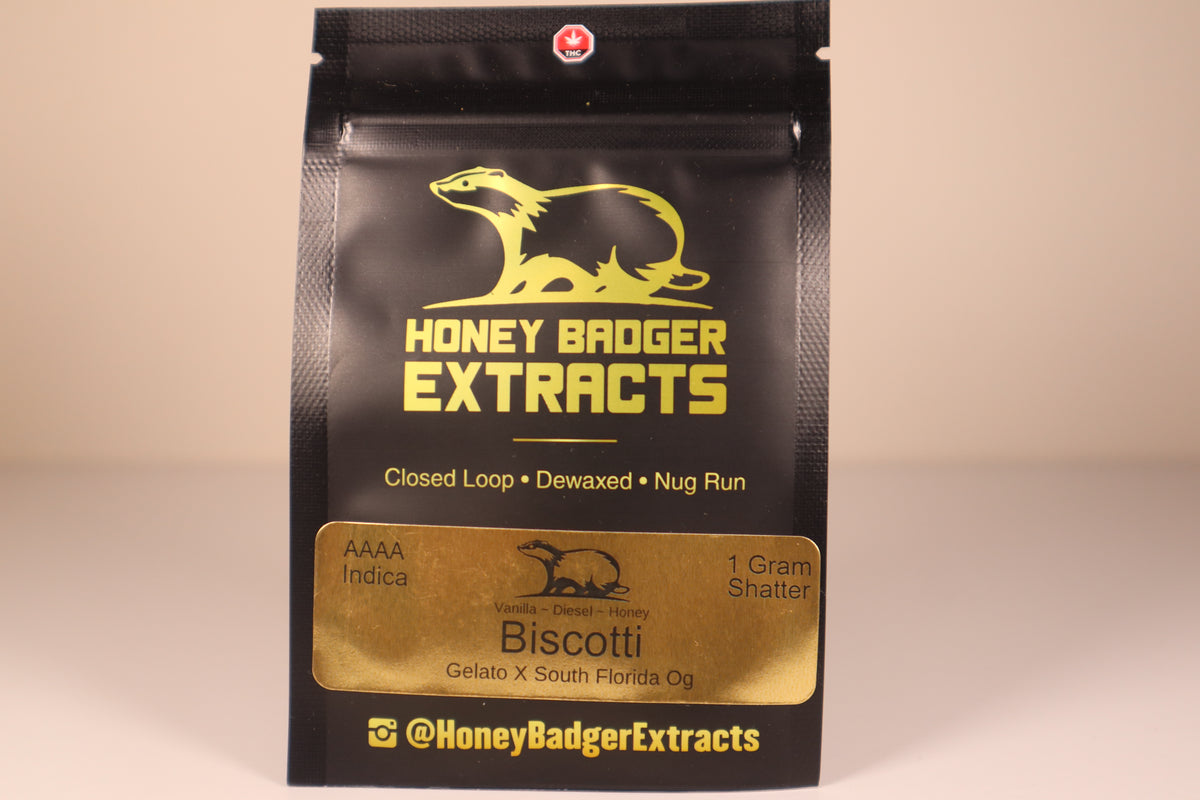 Honey Badger Shatter - Indica – Pot of Gold