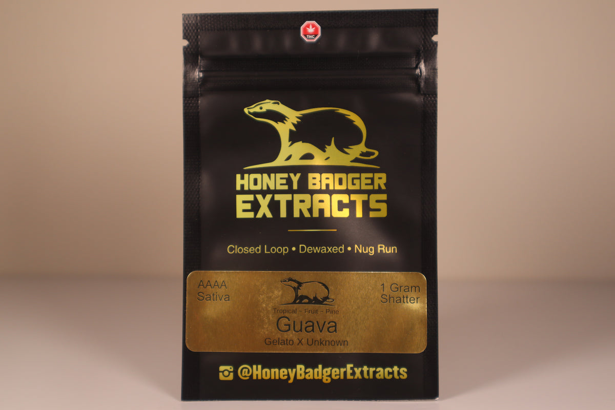 Honey Badger Shatter - Sativa – Pot of Gold
