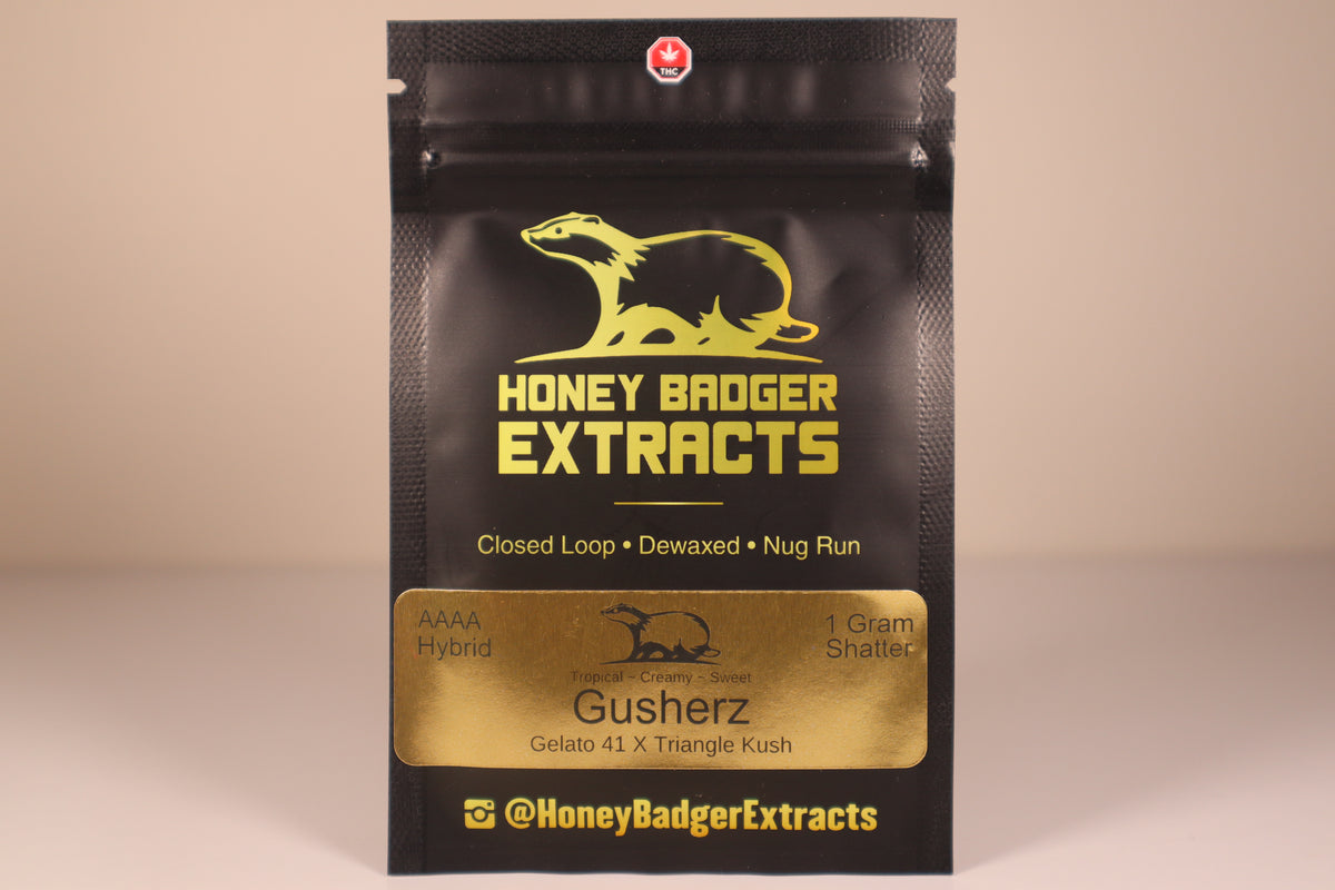 Honey Badger Shatter - Hybrid – Pot of Gold
